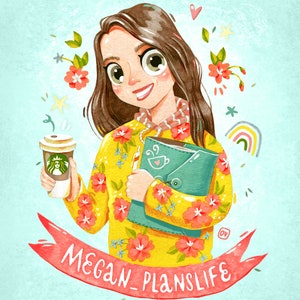 Hand Drawn Portrait, Custom Personalized Gift, Unique Present, Cute ...