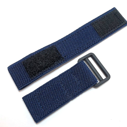 Nylon Sports Watch Strap / Matte Black / Hook Loop Fastener / - Etsy