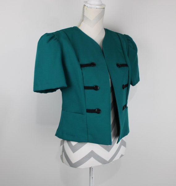 Vintage 1980's/90's Short Sleeve Blazer by Berg-Ray - Gem