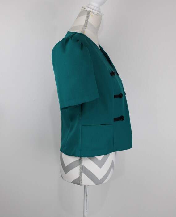Vintage 1980's/90's Short Sleeve Blazer by Berg-Ray - Gem