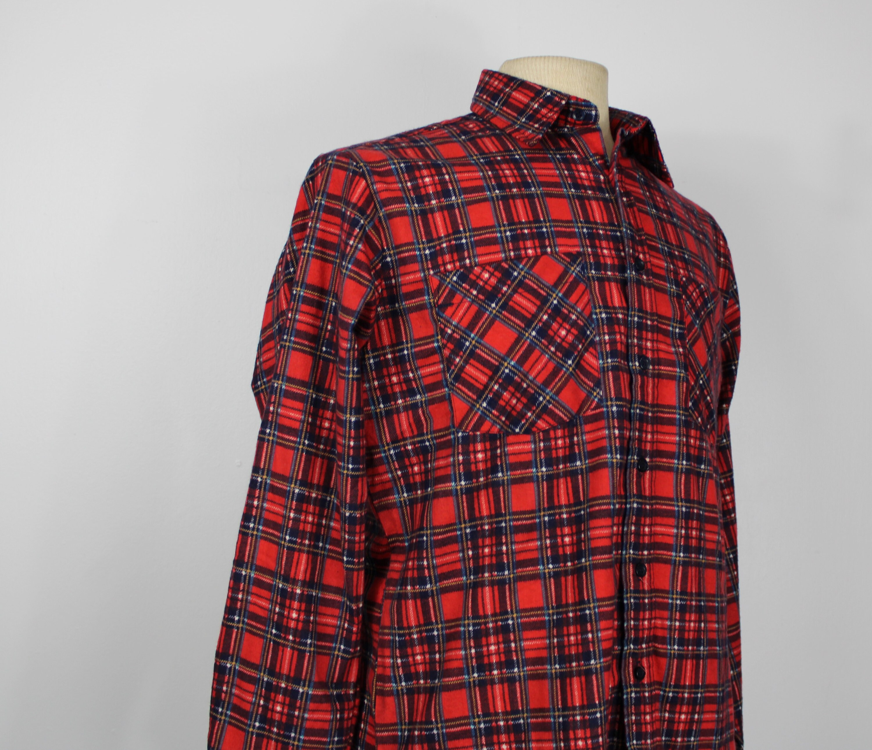 Vintage 1980's Flannel by Van Cort - Etsy