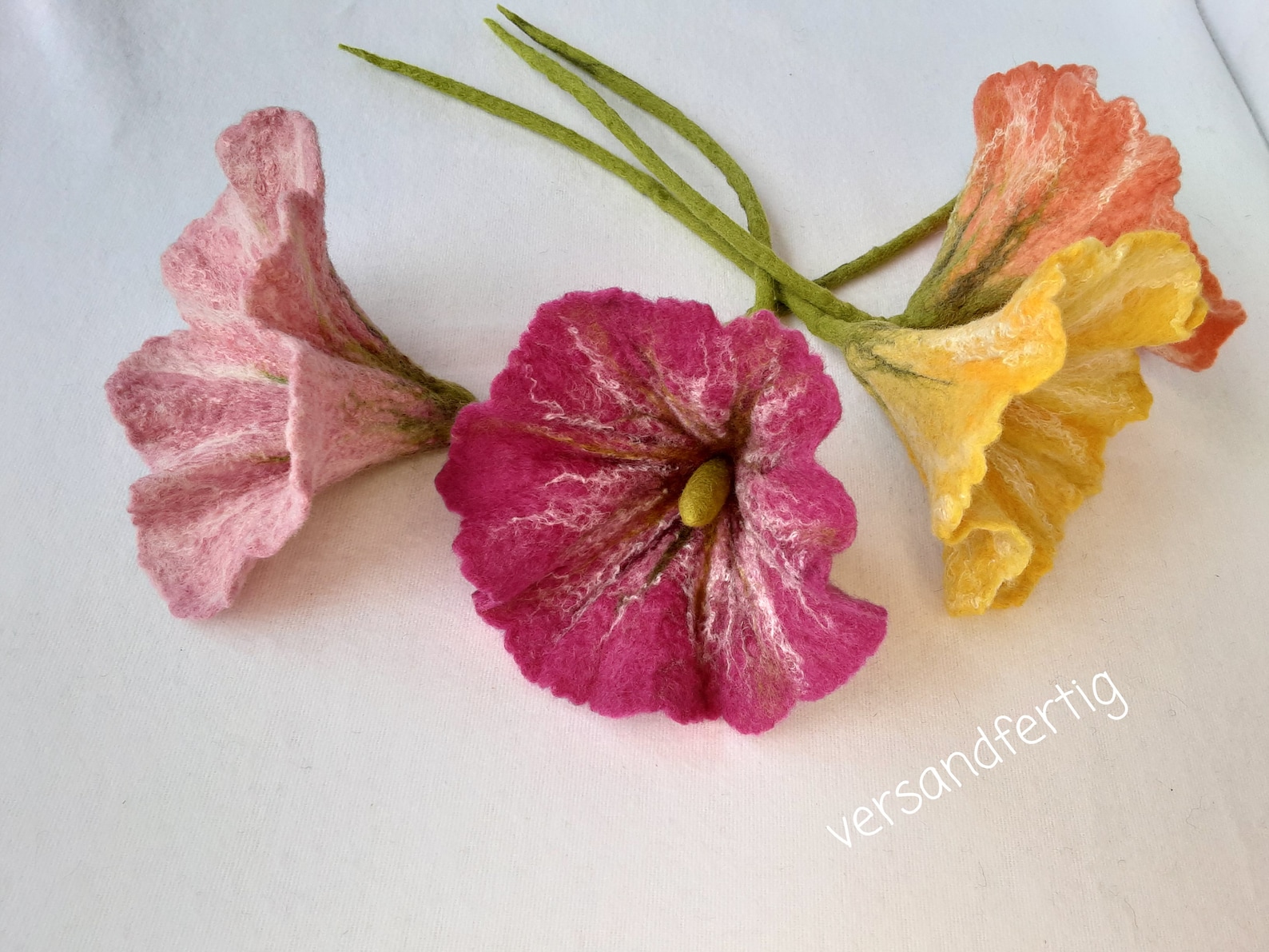 Edle Deko Blume gefilzt Filzblüte Filz Blumen Filz | Etsy