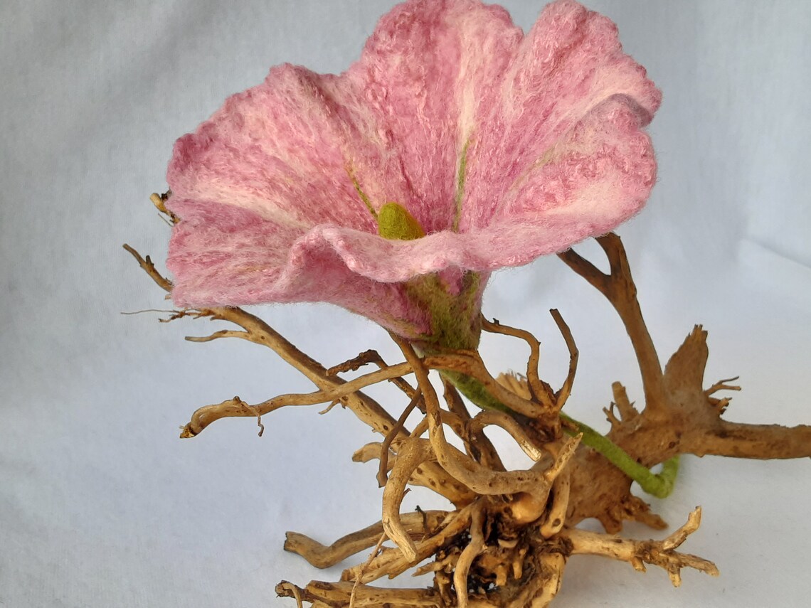 Edle Deko Blume gefilzt, Filzblüte , Filz Blumen, Filz Blüten, Blüten ...