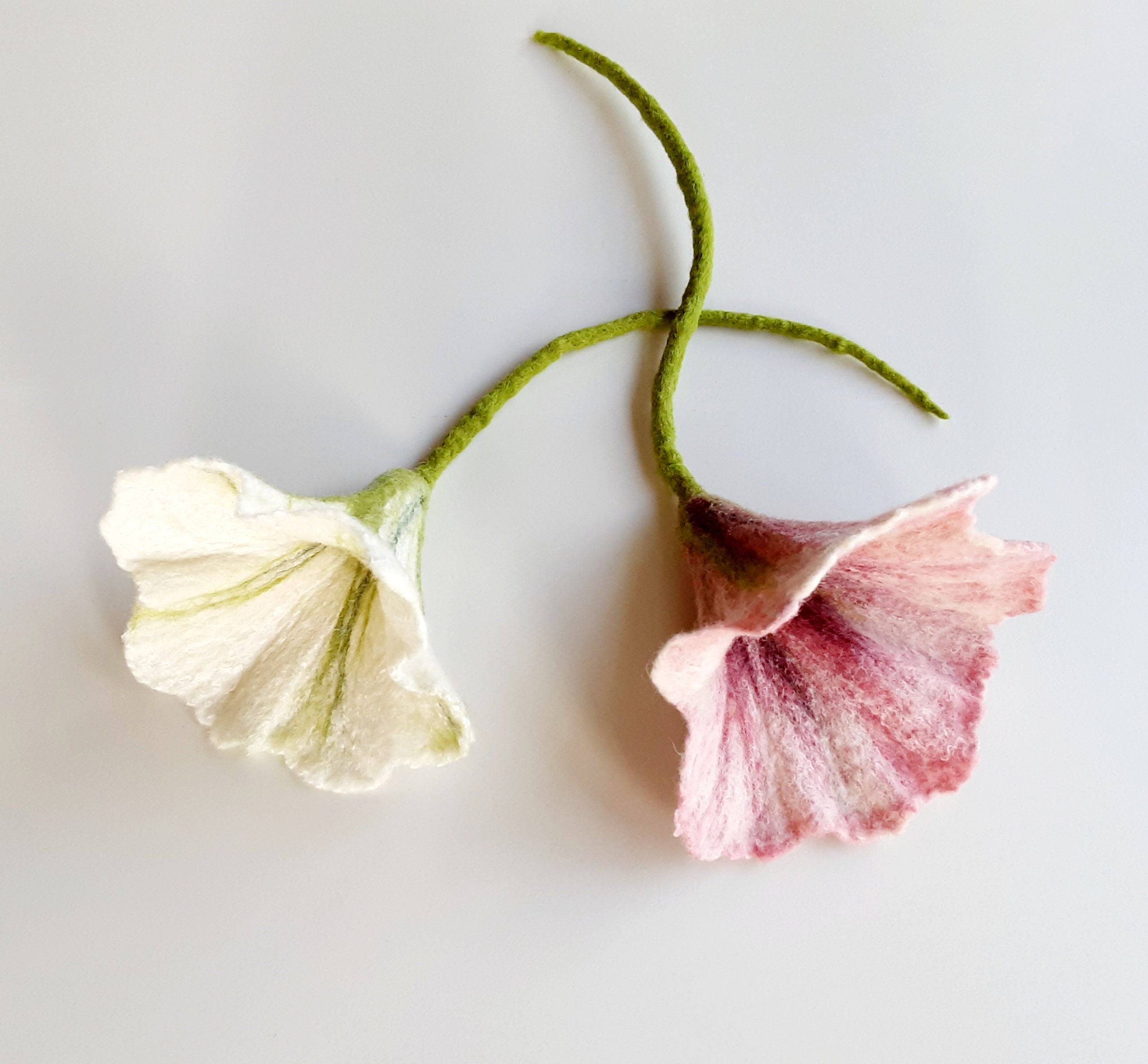 Edle Deko Blume gefilzt Filzblüte Filz Blumen Filz Blüten | Etsy