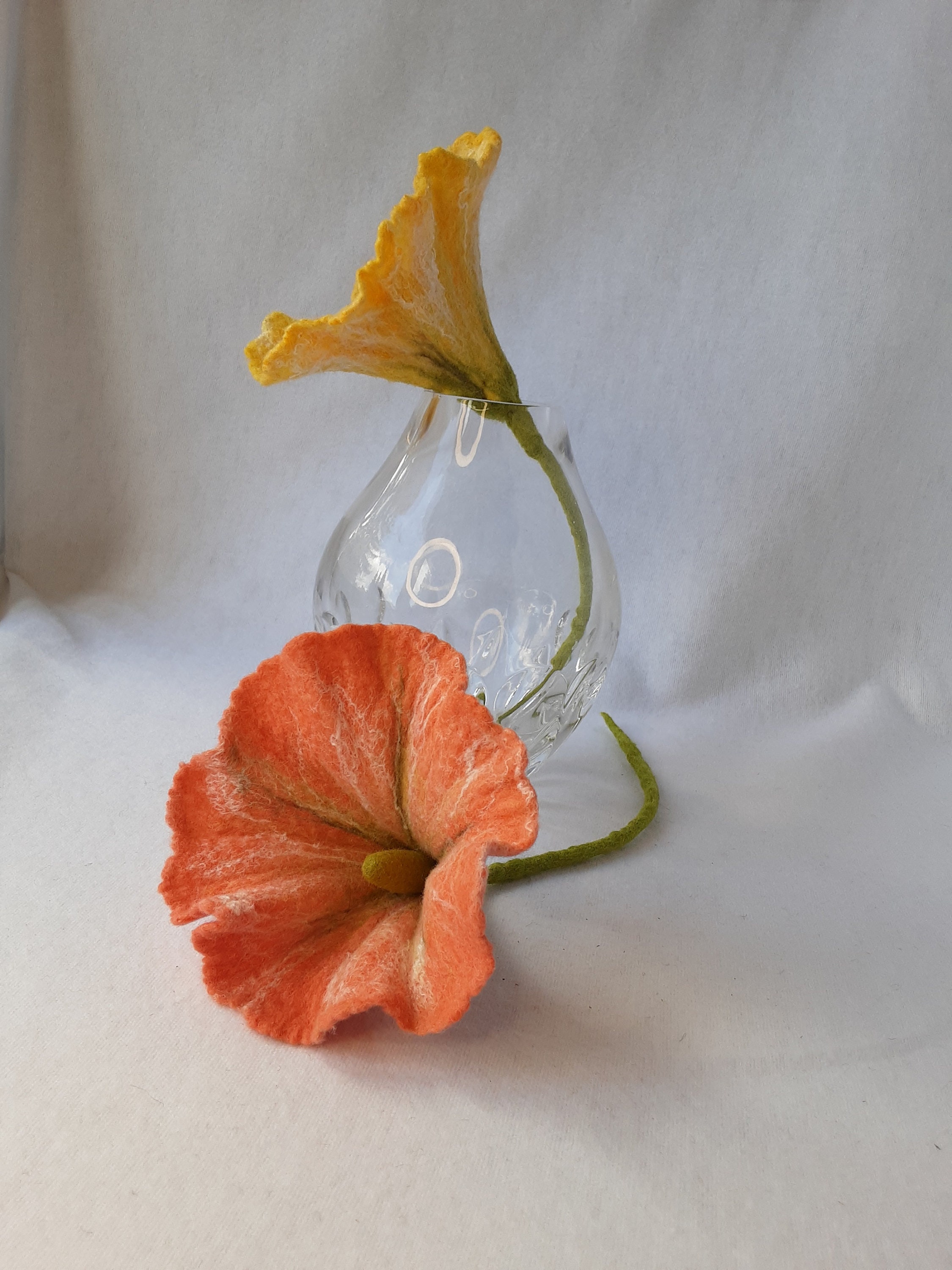 Edle Deko Blume gefilzt Filzblüte Filz Blumen Filz | Etsy