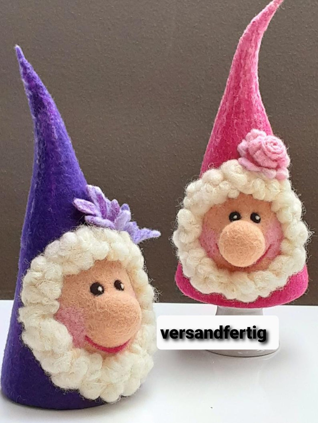 Egg Cozy Set Lavender and Rose Dwarf Felted Gift Mother's Day ...