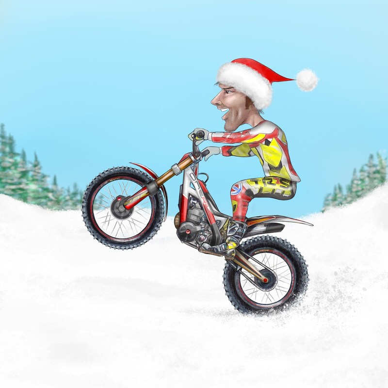 Bike Christmas Cards - Etsy