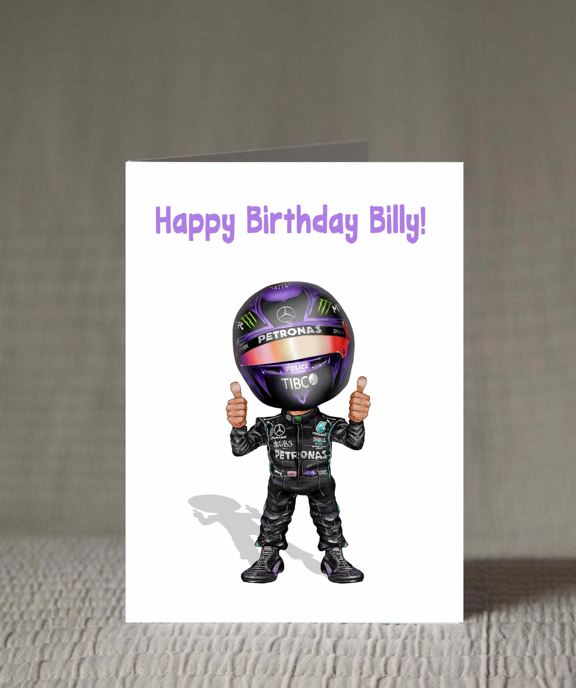 Lewis Hamilton Mercedes F1 Thumbs up Formula One Motorsport - Etsy