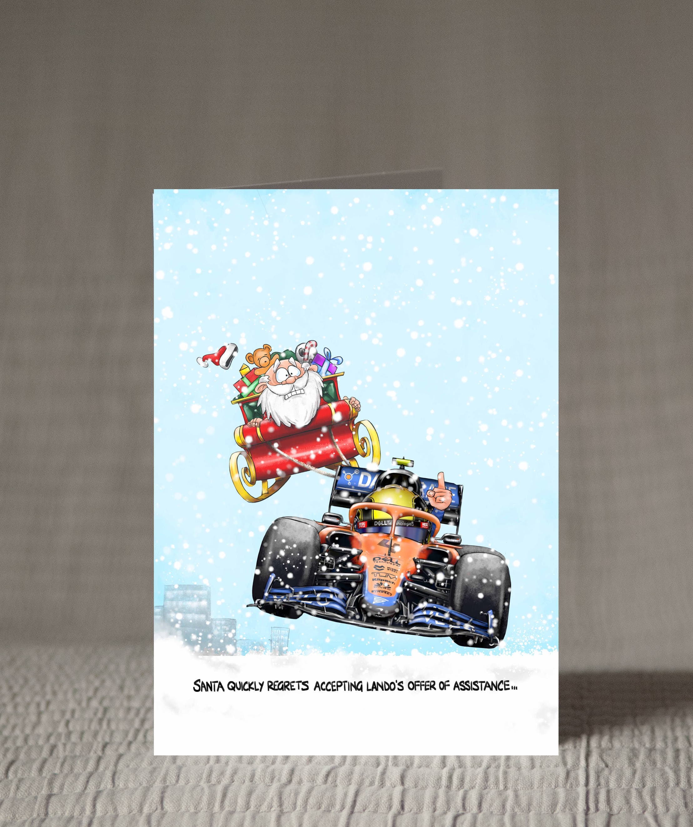 Lando Norris Mclaren Formula 1 Christmas / Holidays / Xmas Card - Etsy