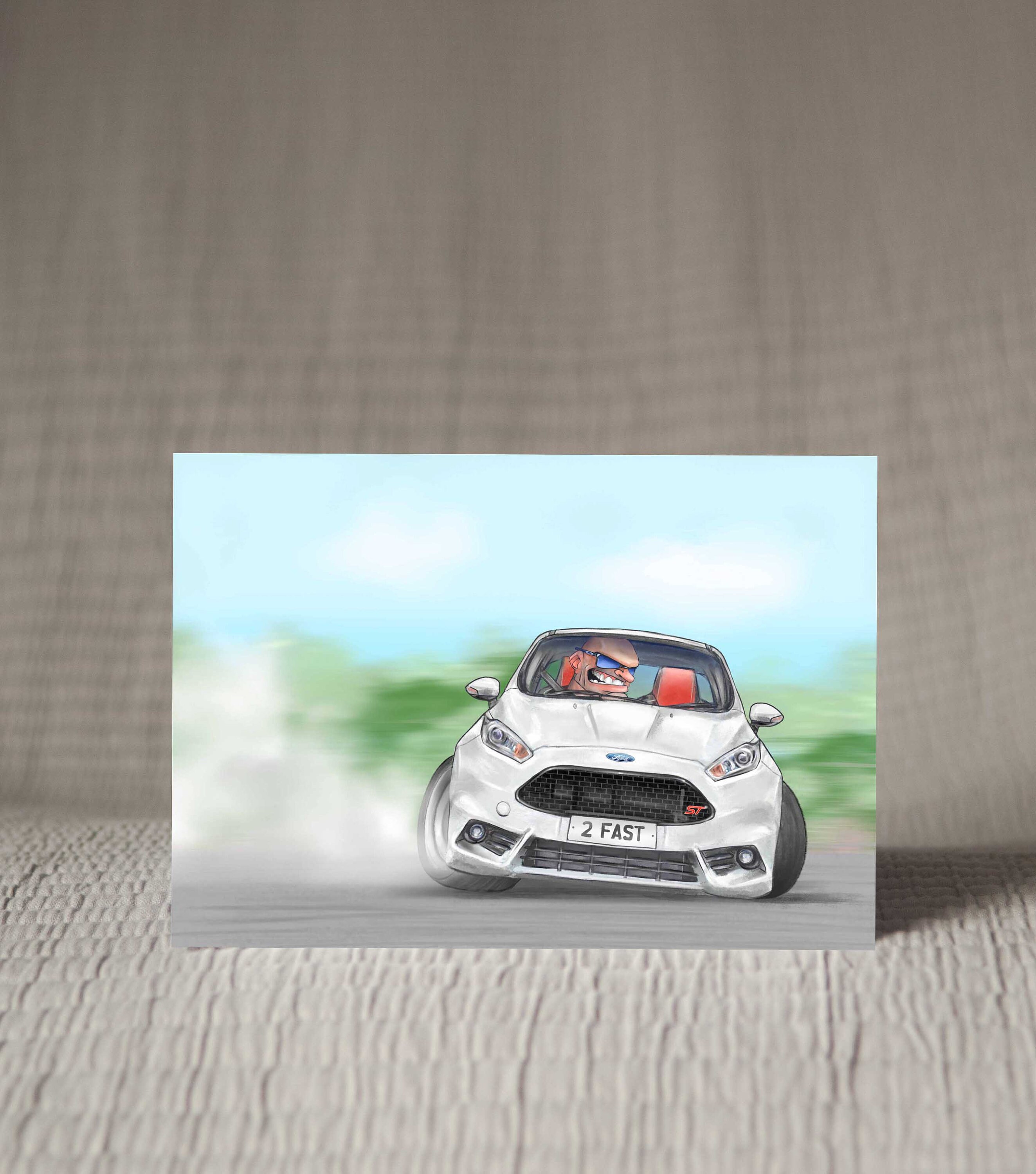 Ford Fiesta ST Personalised Greetings Card - Etsy
