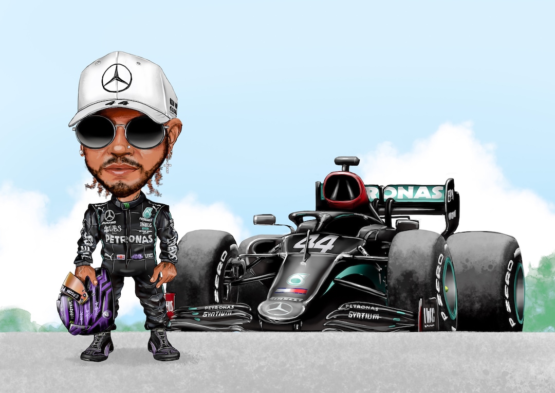 Lewis Hamilton Personalised Formula 1 Motor Racing Card - Etsy
