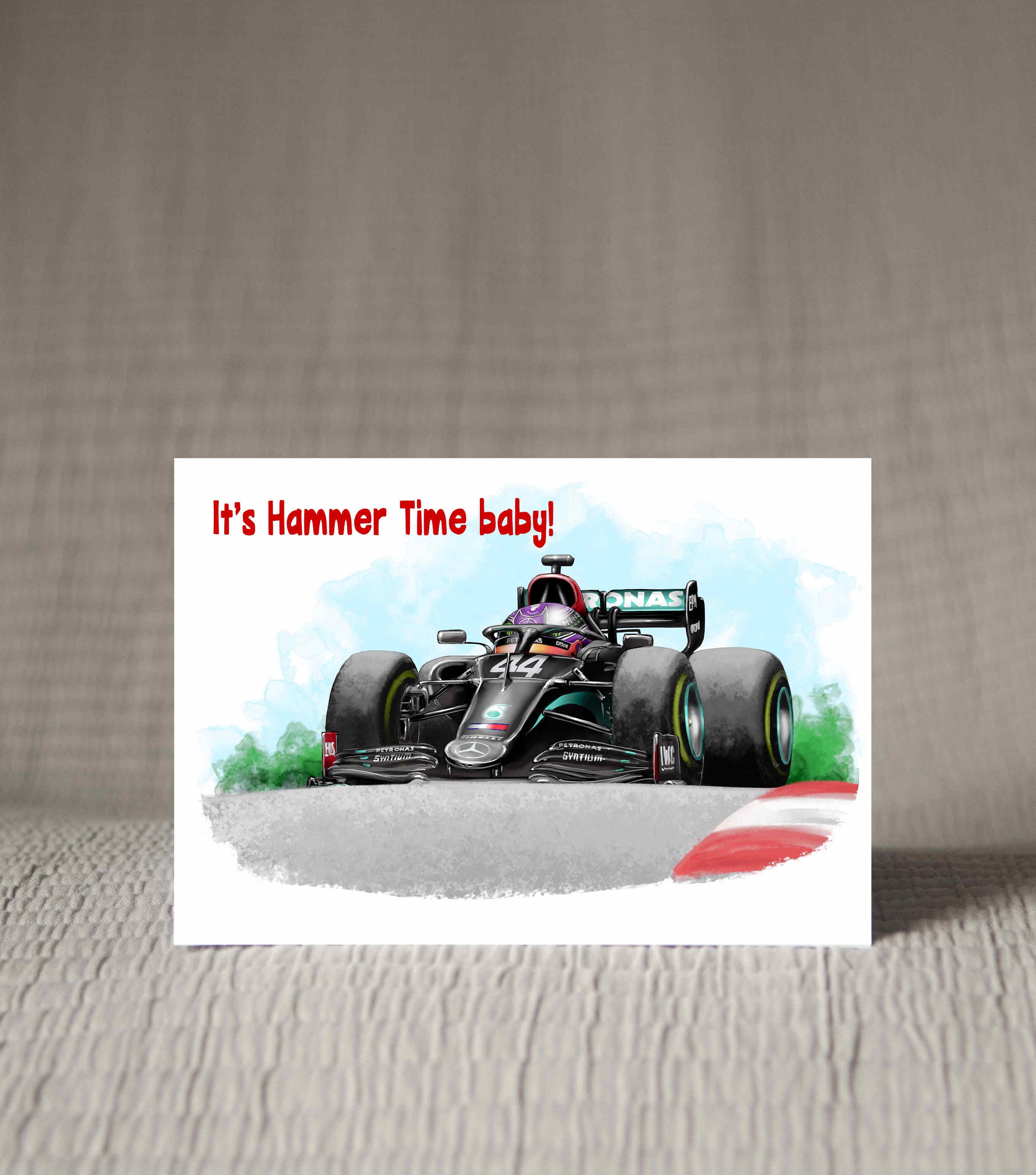 Lewis Hamilton F1 Motorsport Card - Etsy