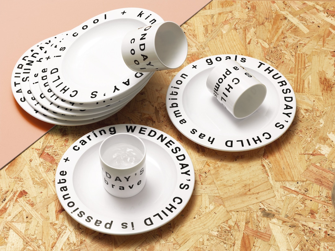 Days of the Week PLATES - Etsy