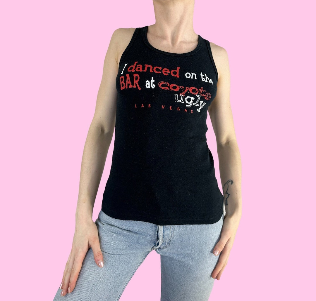 Y2K Black Coyote Ugly Babydoll Tank Top Cami Size Small - Etsy