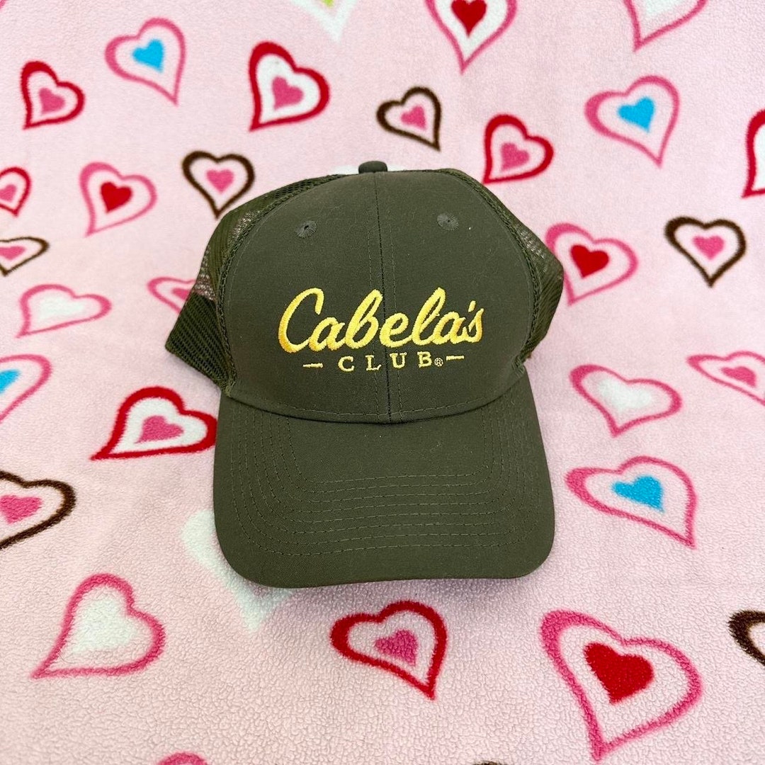 Y2K Cabelas Dark Green Embroidered Mush Baseball Trucker Dad Hat - Etsy