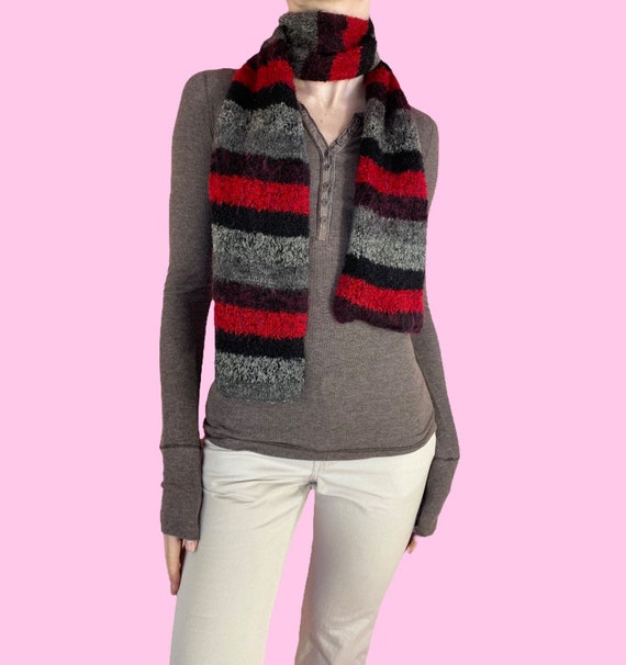 Stella White Fuzzy Goth Faux Fur 1980's Vintage Coat - Gem