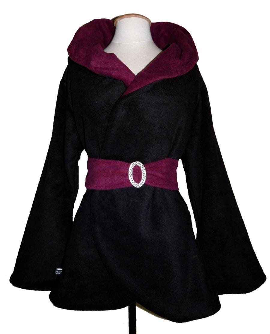 Warm Forest Spirits, Fairies, Elves Pointed Jacket, Hooded Jacket ...