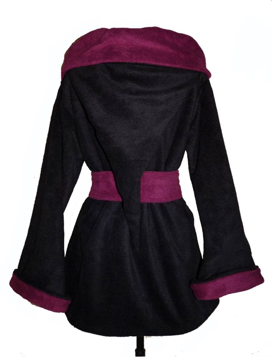 Warm Forest Spirits, Fairies, Elves Pointed Jacket, Hooded Jacket ...