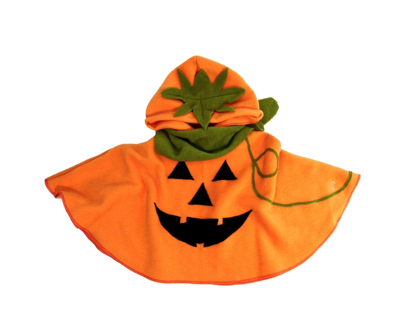 Cute Pumpkin Halloween Costume, Cape + Neckerchief - Etsy