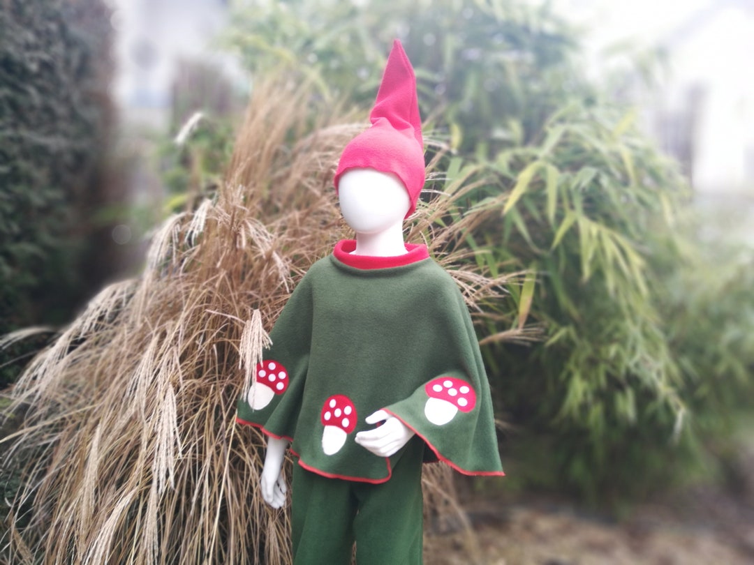 Dwarf Cape, Dwarf Costume, Dwarf Costume, Cape With Dwarf Hat Retro ...