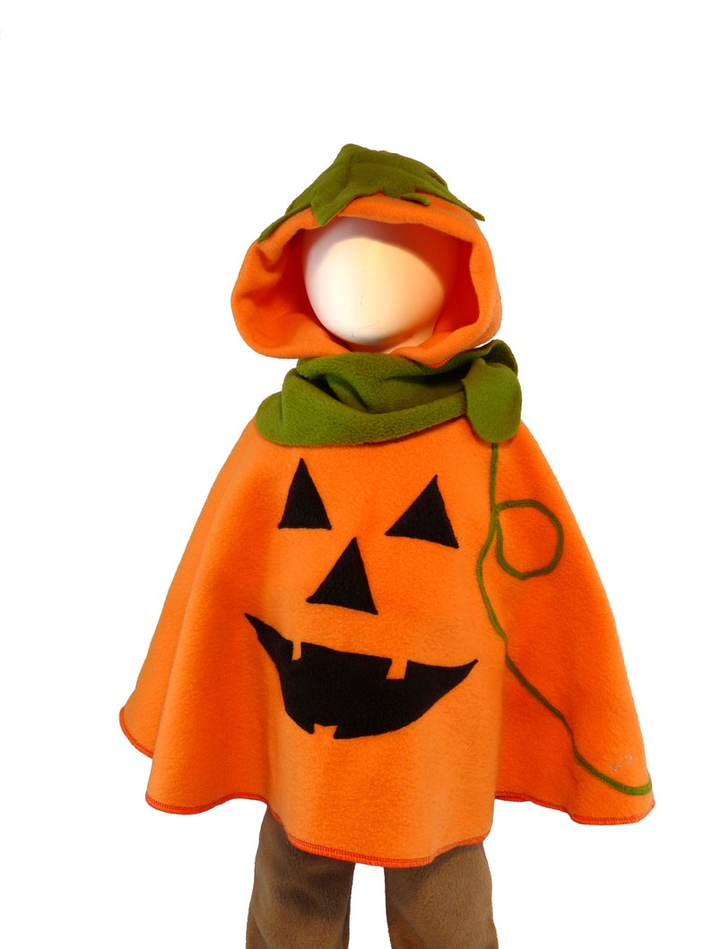 Cute Pumpkin Halloween Costume, Cape + Neckerchief - Etsy