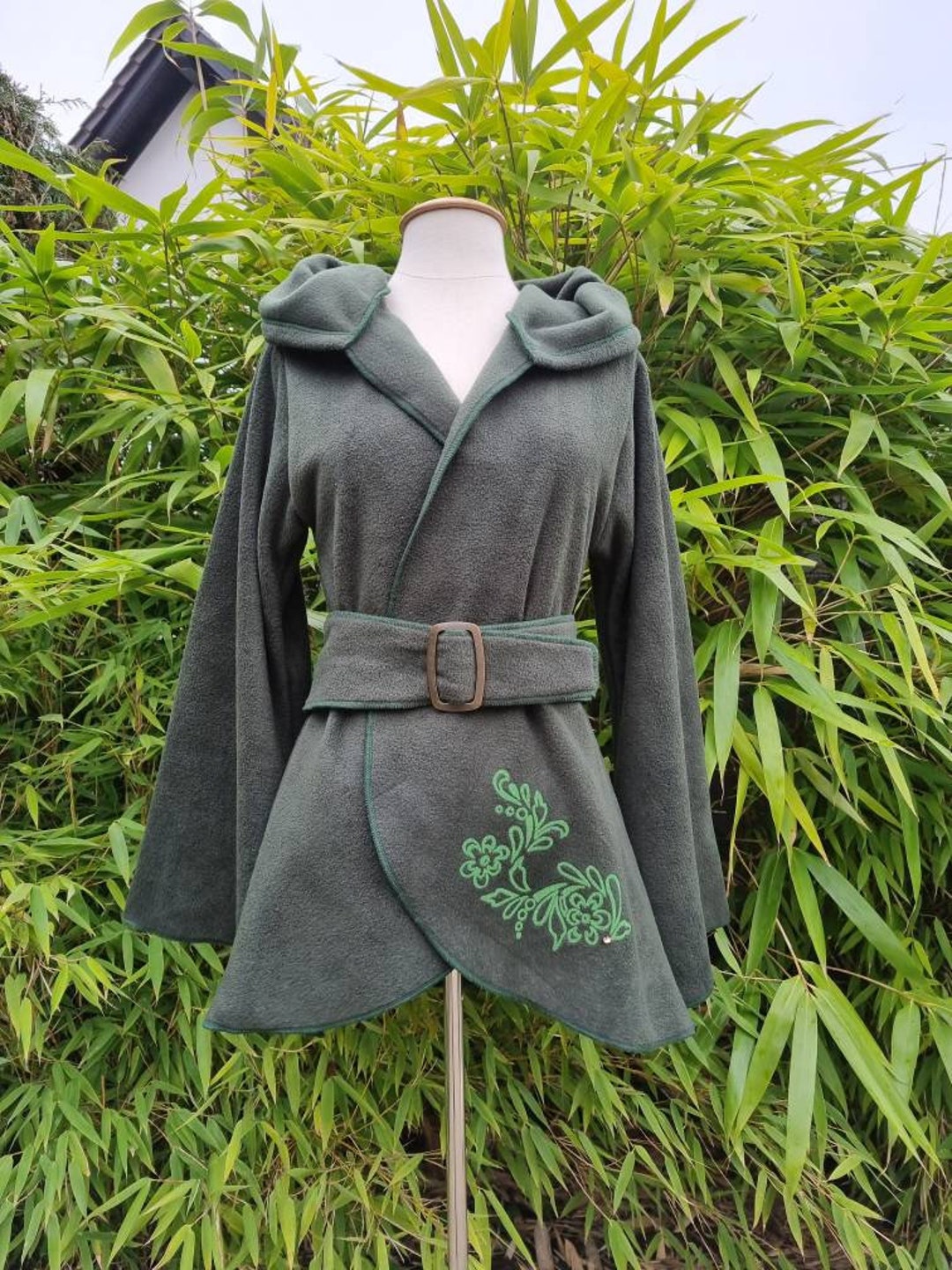 Forest Spirits, Fairies, Elves - Jacket With Pointed Hood, Hooded ...