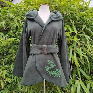 Forest Spirits, Fairies, Elves - Jacket With Pointed Hood, Hooded ...