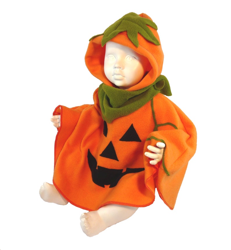 Cute Pumpkin Halloween Costume, Cape + Neckerchief - Etsy