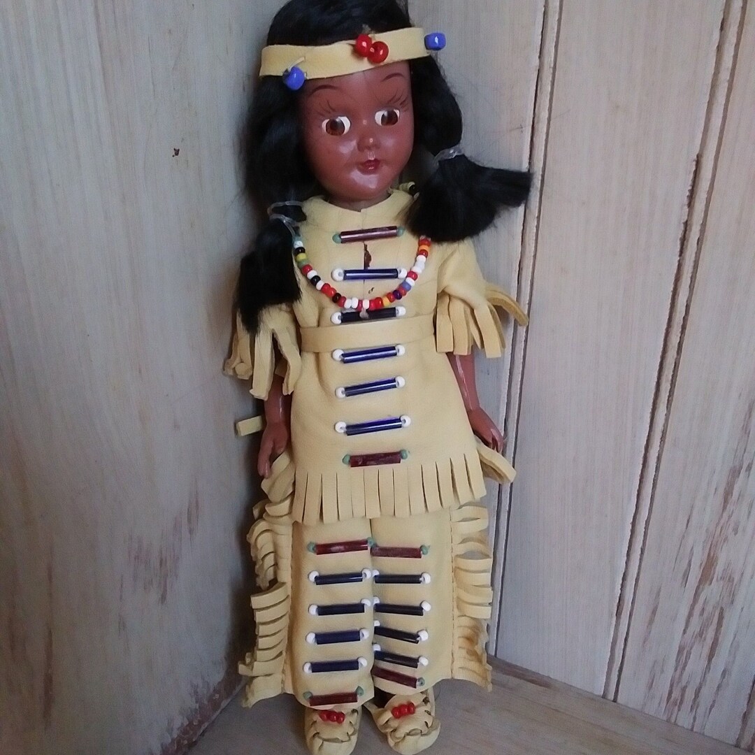 Vintage Native American Doll - Princess Winona - Etsy