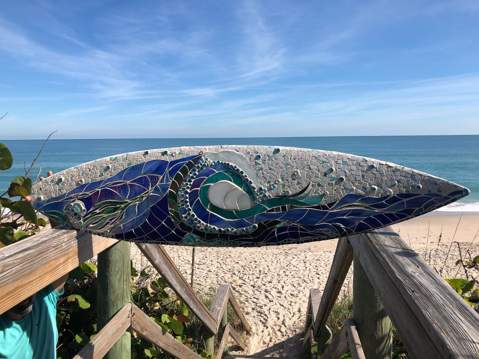 Blue Bending Wave - Etsy