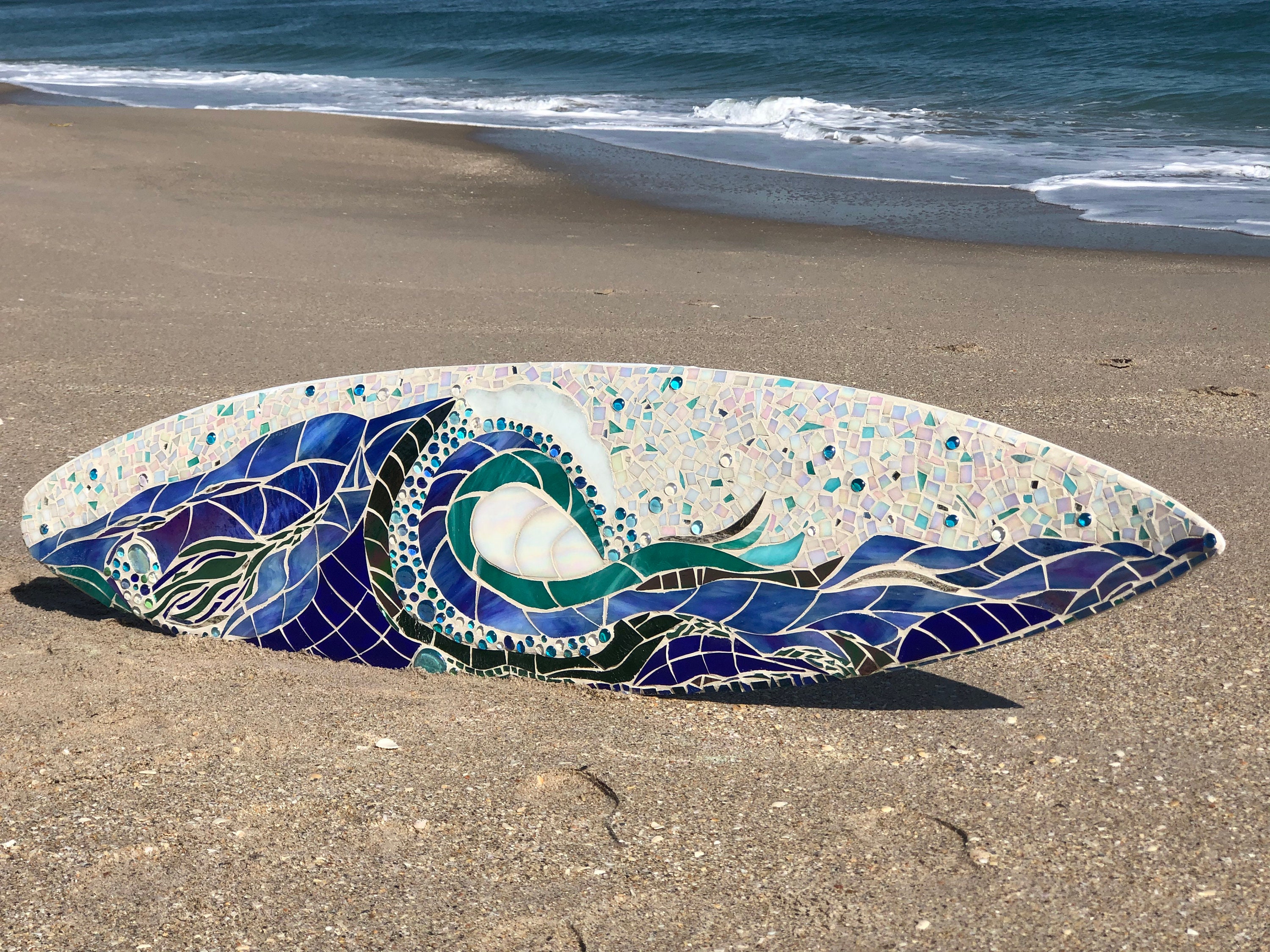 Blue Bending Wave - Etsy