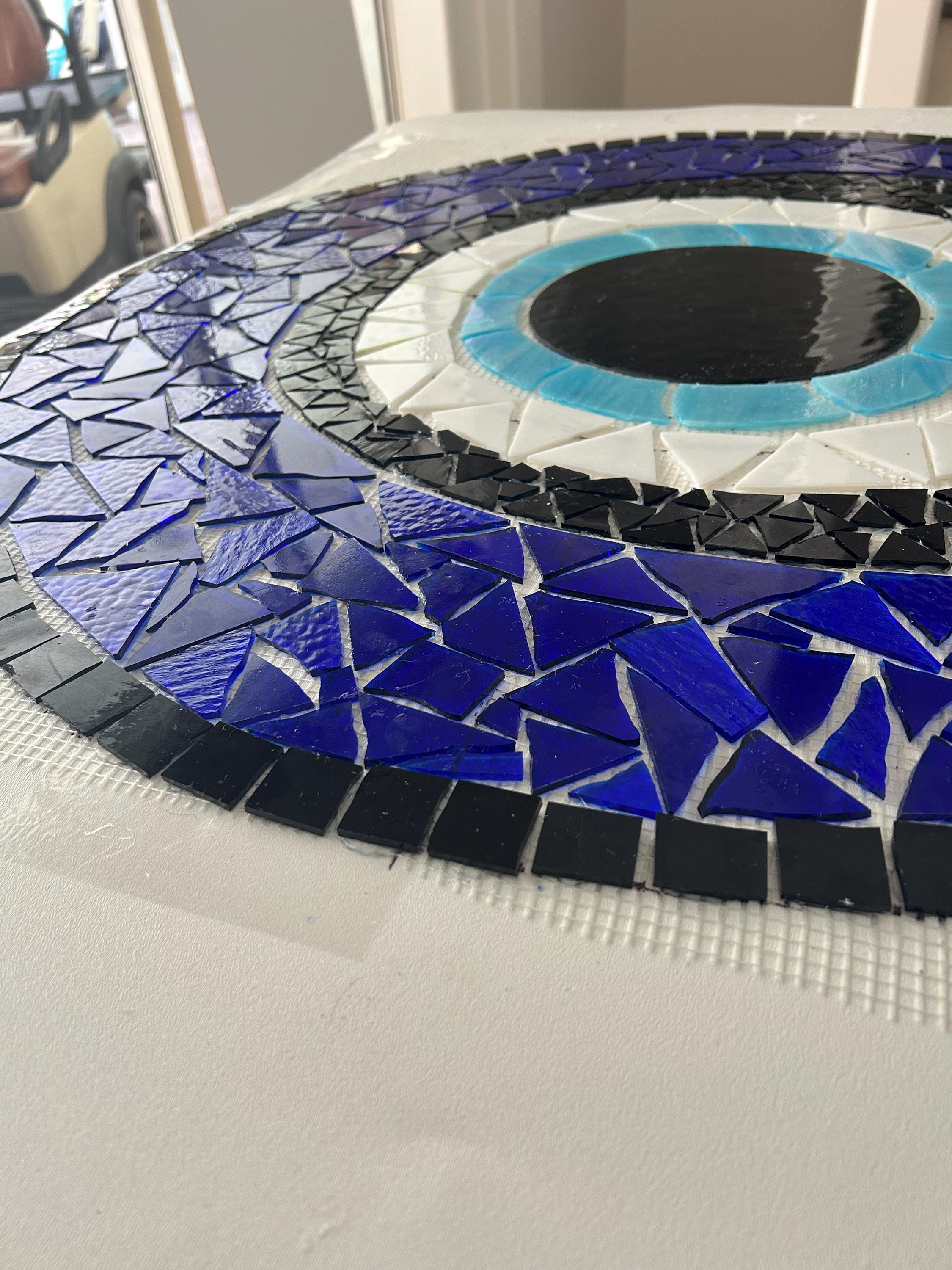 Evil Eye POOL Mosaic - Etsy