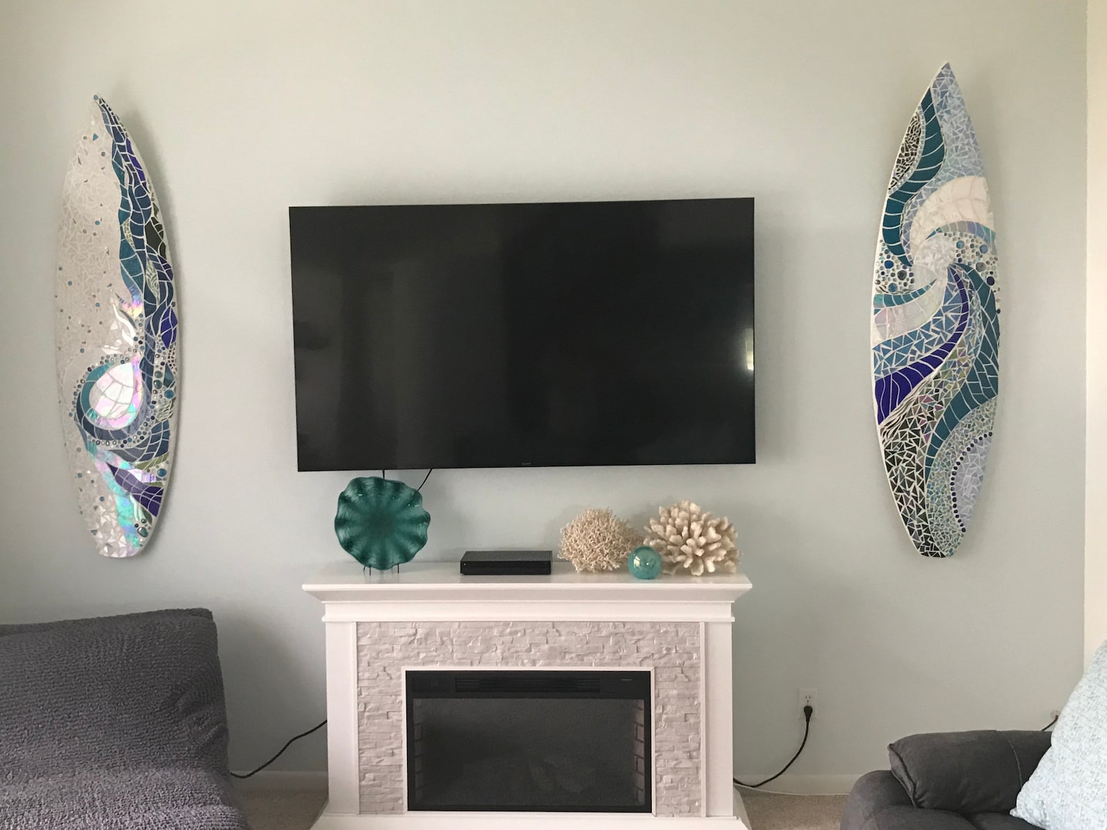 Blue Bending Wave - Etsy Australia