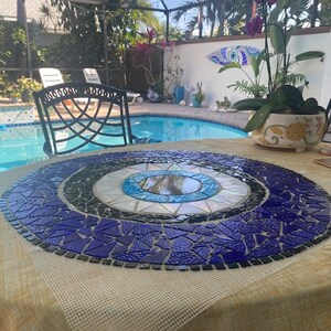Evil Eye POOL Mosaic - Etsy