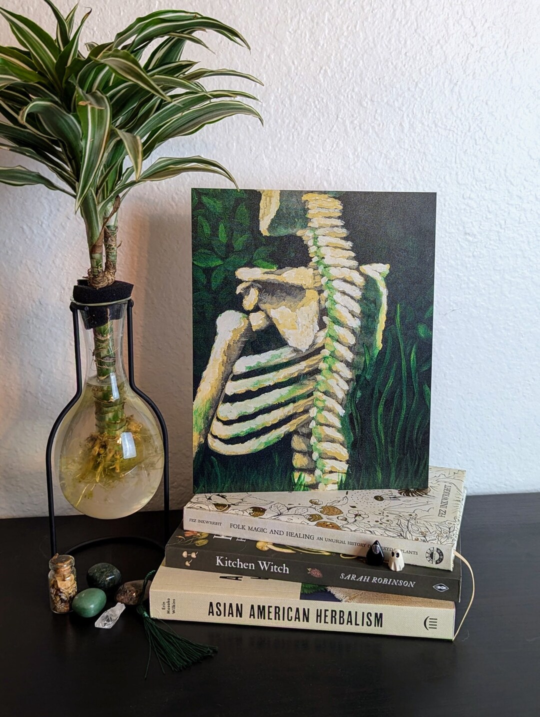 Skeletor's Sexy Spine, Skeleton Art 8 X 10 Print Made From Original ...