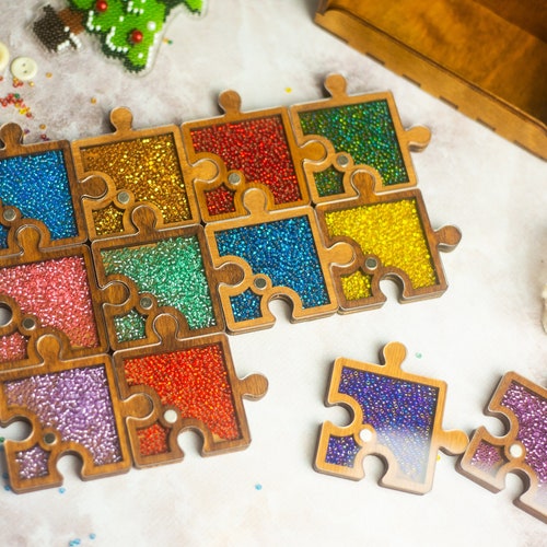 Seed Bead Storage Box Jewelry Making Sectioned Sorting Tray | Etsy