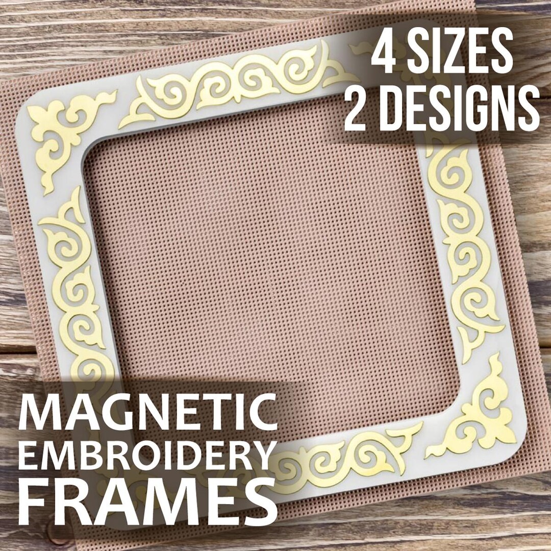 Plastic Embroidery Frame on Magnets, Cross Stitch Hoop for Plastic and ...