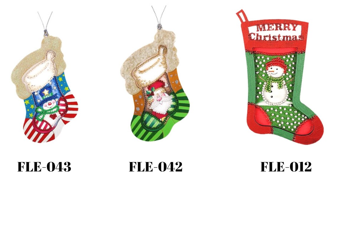 Christmas stocking DIY ornament kit Christmas craft kit DIY | Etsy