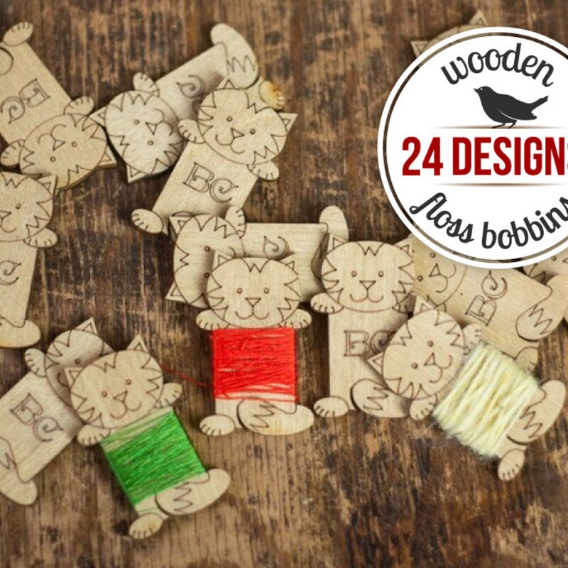 Floss Bobbins - Etsy