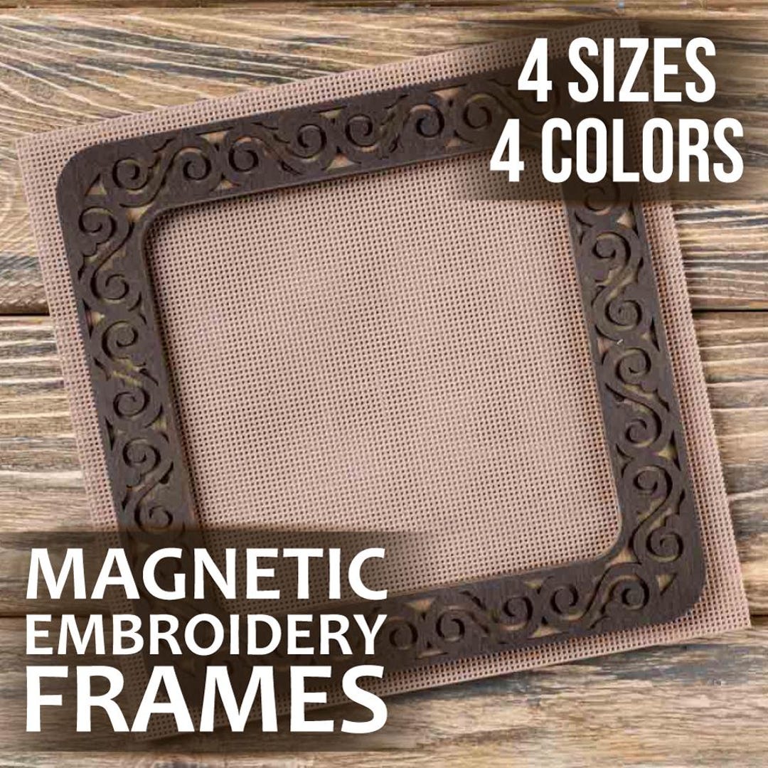 Embroidery Frame on Magnets, Cross Stitch Hoop for Plastic and Paper ...