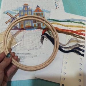 DIY Cross Stitch Kit, European Cities Embroidery, Paris Wall Decor - Etsy