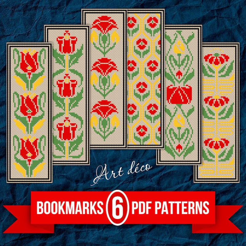 Art Deco Cross Stitch Pattern - Etsy