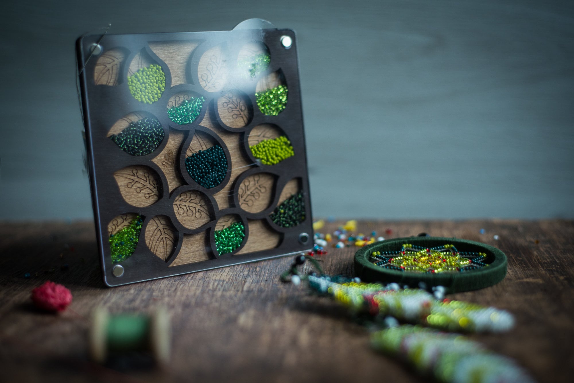 Seed Bead Storage Box Jewelry Making Sectioned Sorting Tray | Etsy