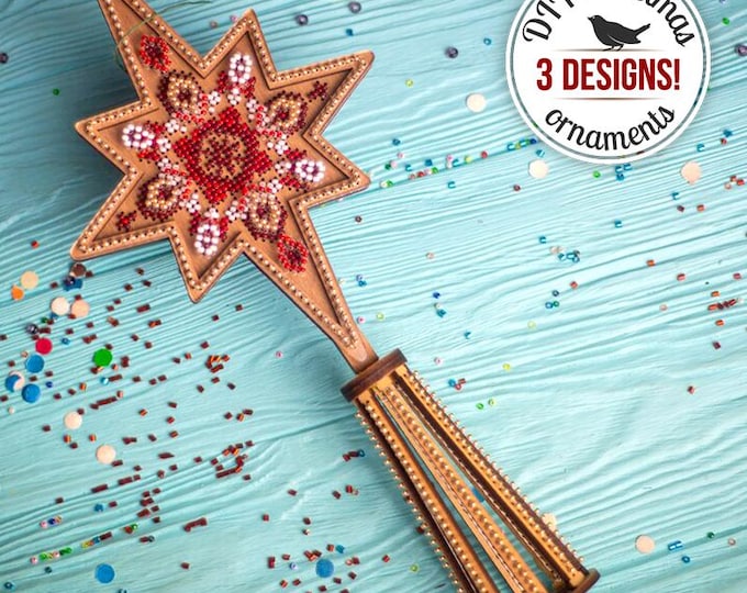 Hand Beaded Angel Tree Topper or Standing Angel Figure Clear Beads 5 1/2H EUC - Etsy