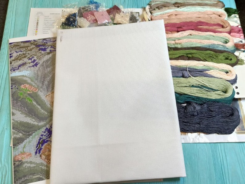 Cross Stitch DIY Kit Botticelli the Birth of Venus Pattern | Etsy