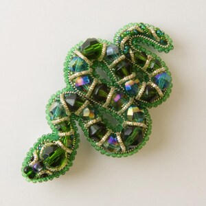 Snake Brooch Bead Embroidery Kit, DIY Beaded Animal Brooch, Hand ...