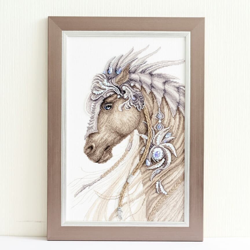 DIY Cross Stitch Kits Fantasy Inspired Dragon Horse and Wolf - Etsy