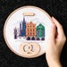 DIY Cross Stitch Kit, European Cities Embroidery, Paris Wall Decor - Etsy