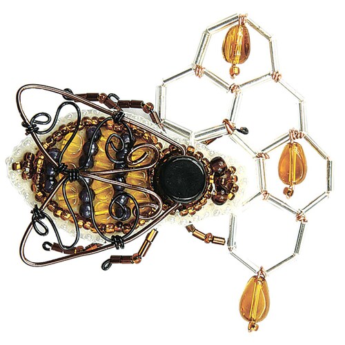 Wire Craft DIY Kit Jewelry Making Set Bead Embroidery Bee - Etsy