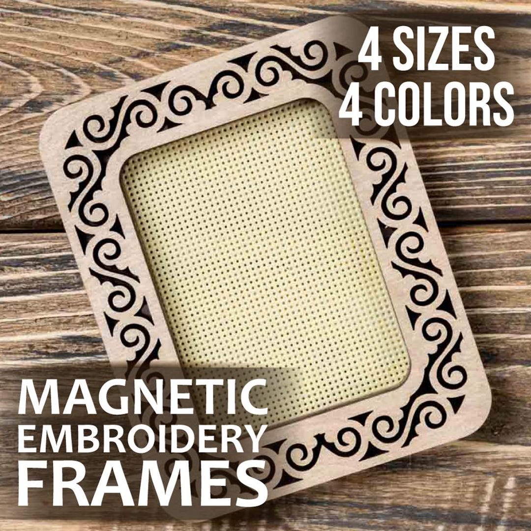 Wooden Frames for Embroidery, Cross Stitch Hoops for Paper and Plastic ...